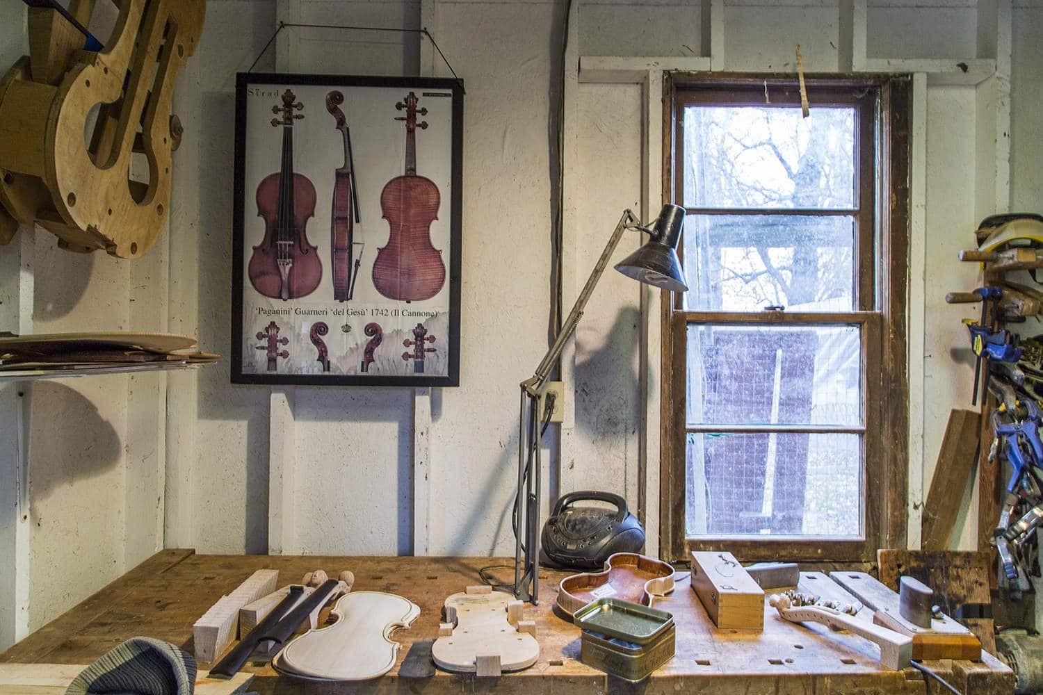 Woodshop Wonders, Fiddle-maker Mike Anderson - WALTER Magazine