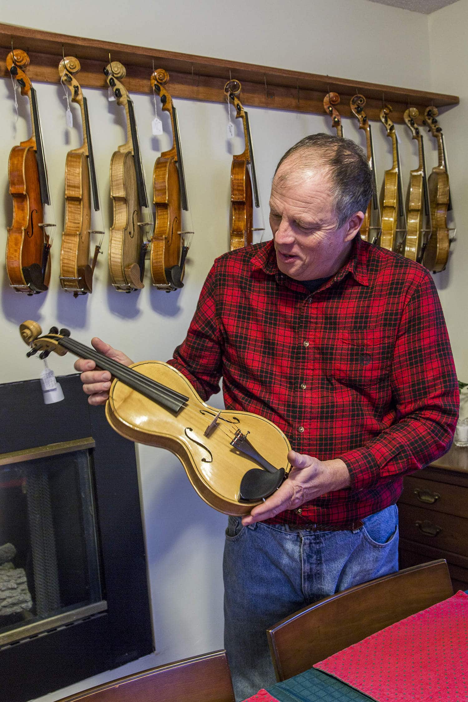 Woodshop Wonders, Fiddle-maker Mike Anderson - WALTER Magazine