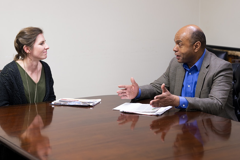 John Luckett, CEO of Raleigh Rescue Mission in downtown