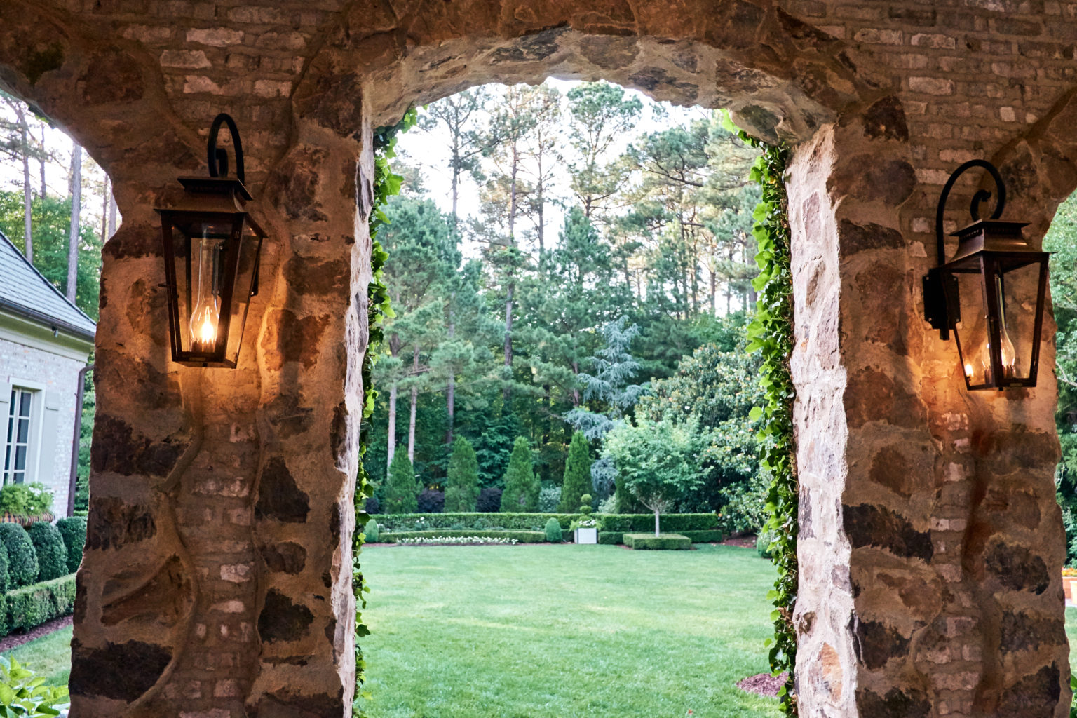 A North Raleigh couple embraces la vie en rose in their French garden