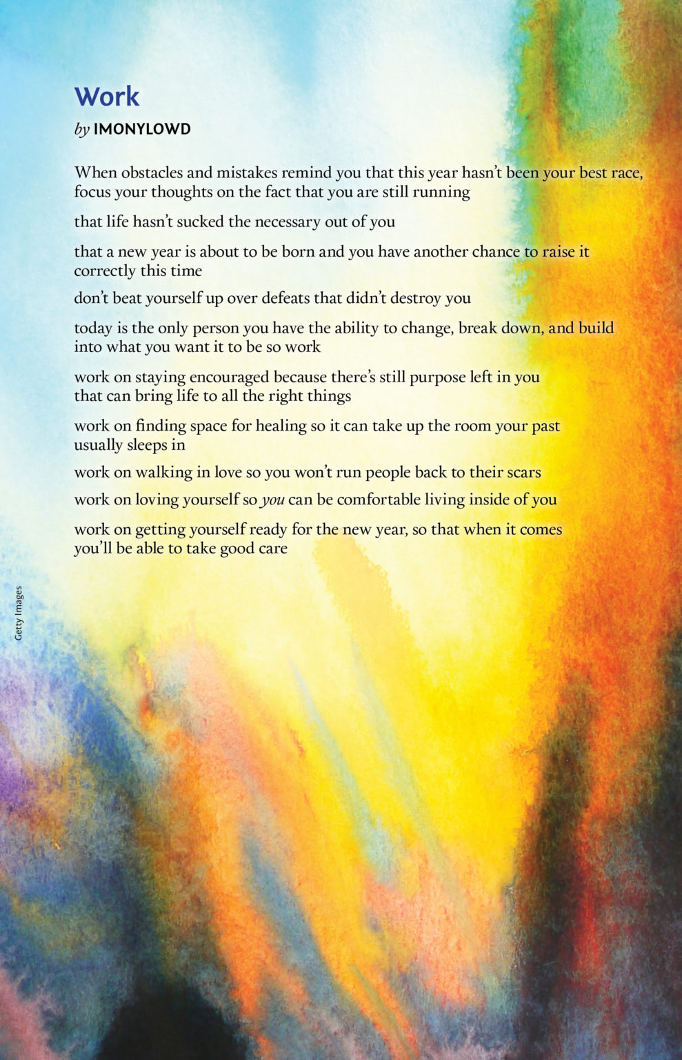 January Poem: Work - WALTER Magazine