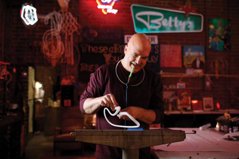 Glow in the Dark: Nate Sheaffer’s Career of Illumination - WALTER Magazine