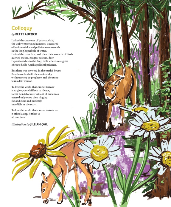 August Poem: Colloquy by Betty Adcock - WALTER Magazine