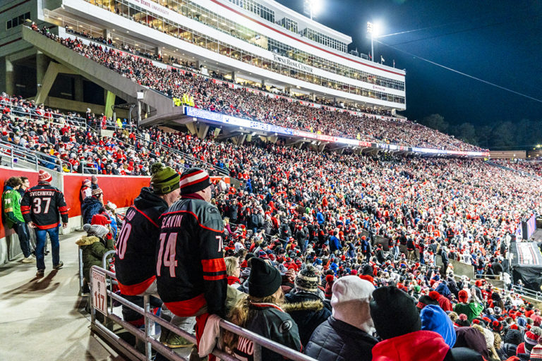 Iconic Photos from the 2023 Stadium Series Hockey Game - WALTER Magazine
