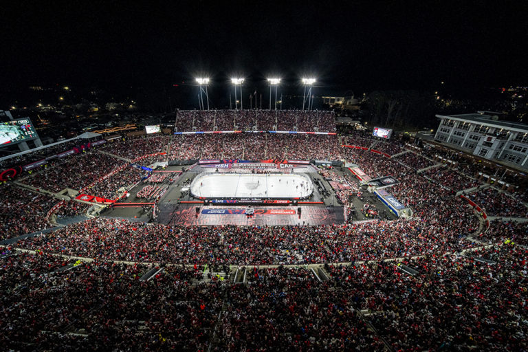 Iconic Photos from the 2023 Stadium Series Hockey Game - WALTER Magazine