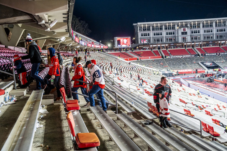 Iconic Photos from the 2023 Stadium Series Hockey Game - WALTER Magazine