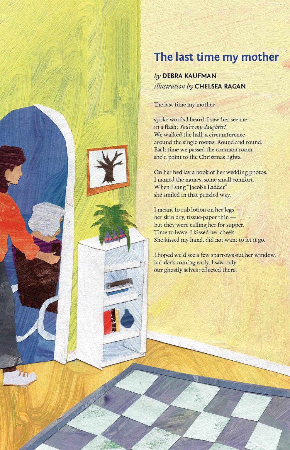 March 2024 Poem: The last time my mother - WALTER Magazine