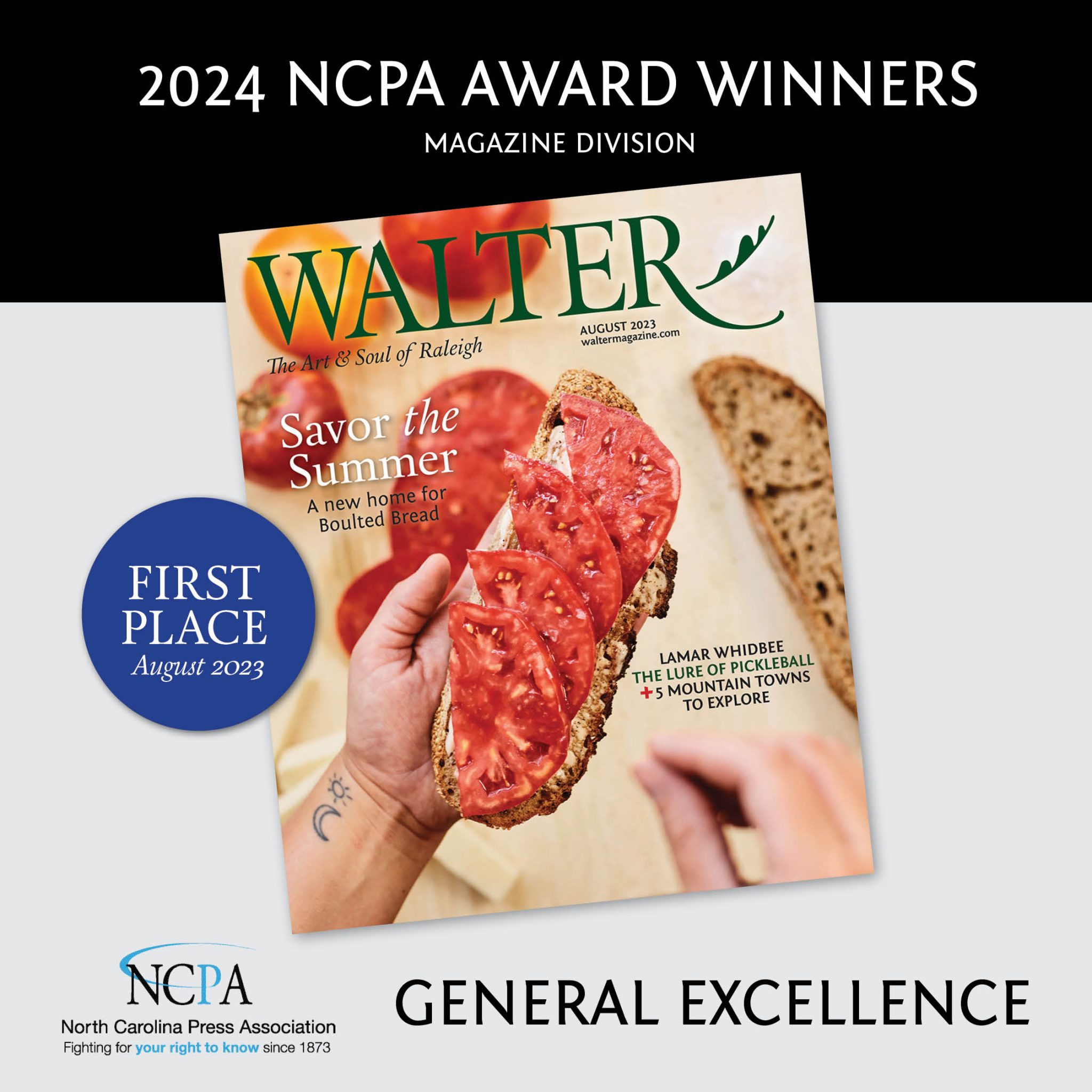 WALTER Magazine Wins at 2024 North Carolina Press Association Awards ...
