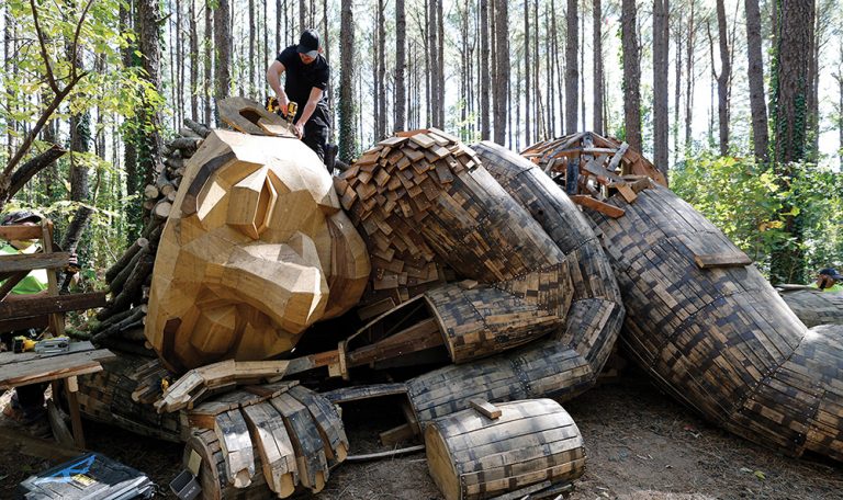 Welcome, Trolls! Dix Park Gets a Family of Thomas Dambo Sculptures ...